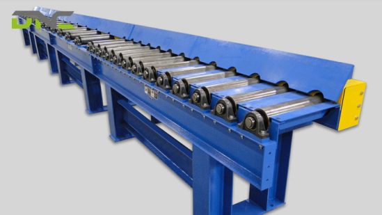 Roller conveyor system, gravity roller, belt-driven rollers...