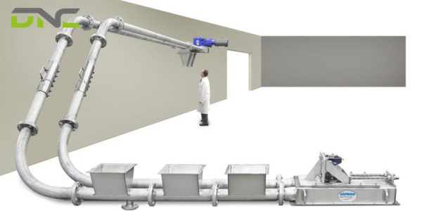 How do tubular drag conveyors improve efficiency in bulk material handling?